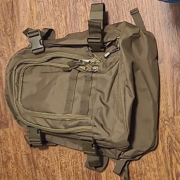 Bags | Unbranded Backpack Unisex Green Nwot Utility Travel Camping ...